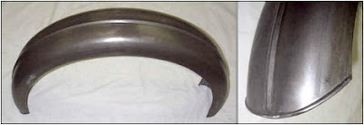 SkinandBoneCustoms.com Blog: UK Steel Ribbed Rear Fenders / Mudguards!
