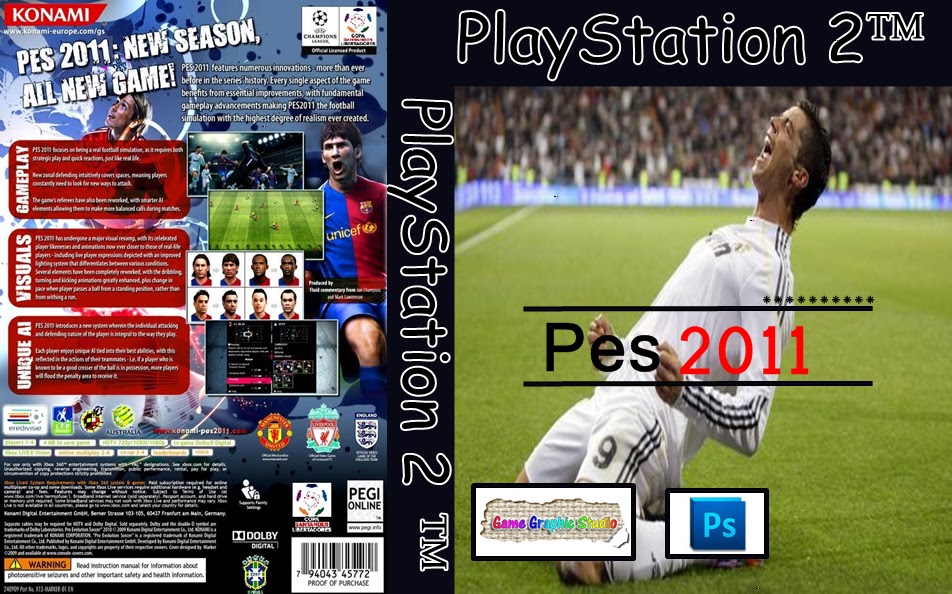 Games e mais Games: O blog está em reforma: Capa Pes2011 Ps2
