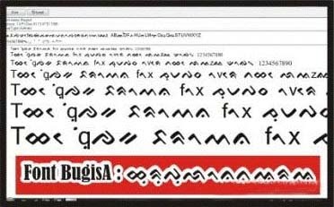 Download Font Lontara Bugis Makassar - Bugis Makassar