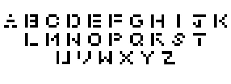 imagemaking: Bitmap Alphabet