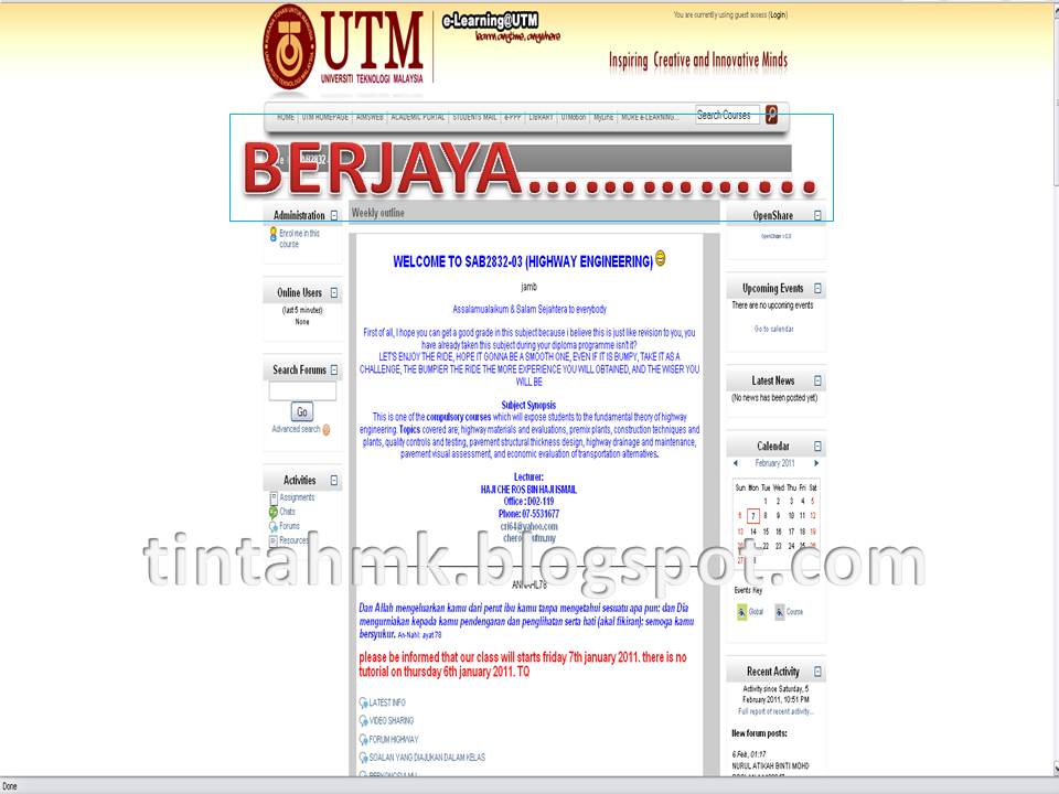 Nota Kejuruteraan Jalan Raya (Bab 2) @ UTMSpace
