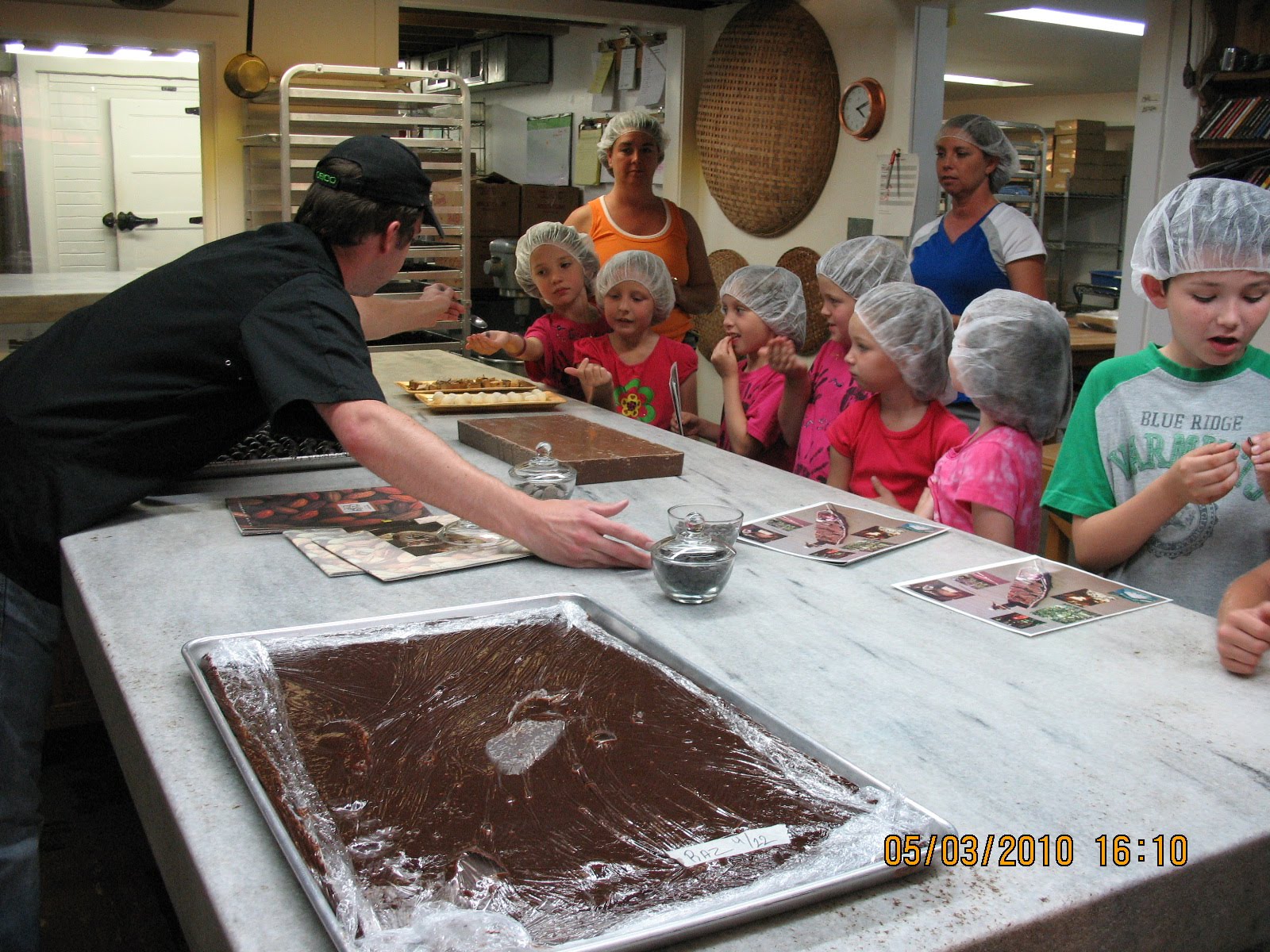4EVER BLESSED: McLean Party of Eight: Girl Scout Chocolate Studio Tour