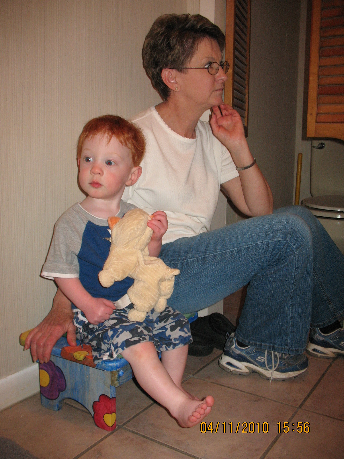 4EVER BLESSED: McLean Party of Eight: Playing in Nana's Shower