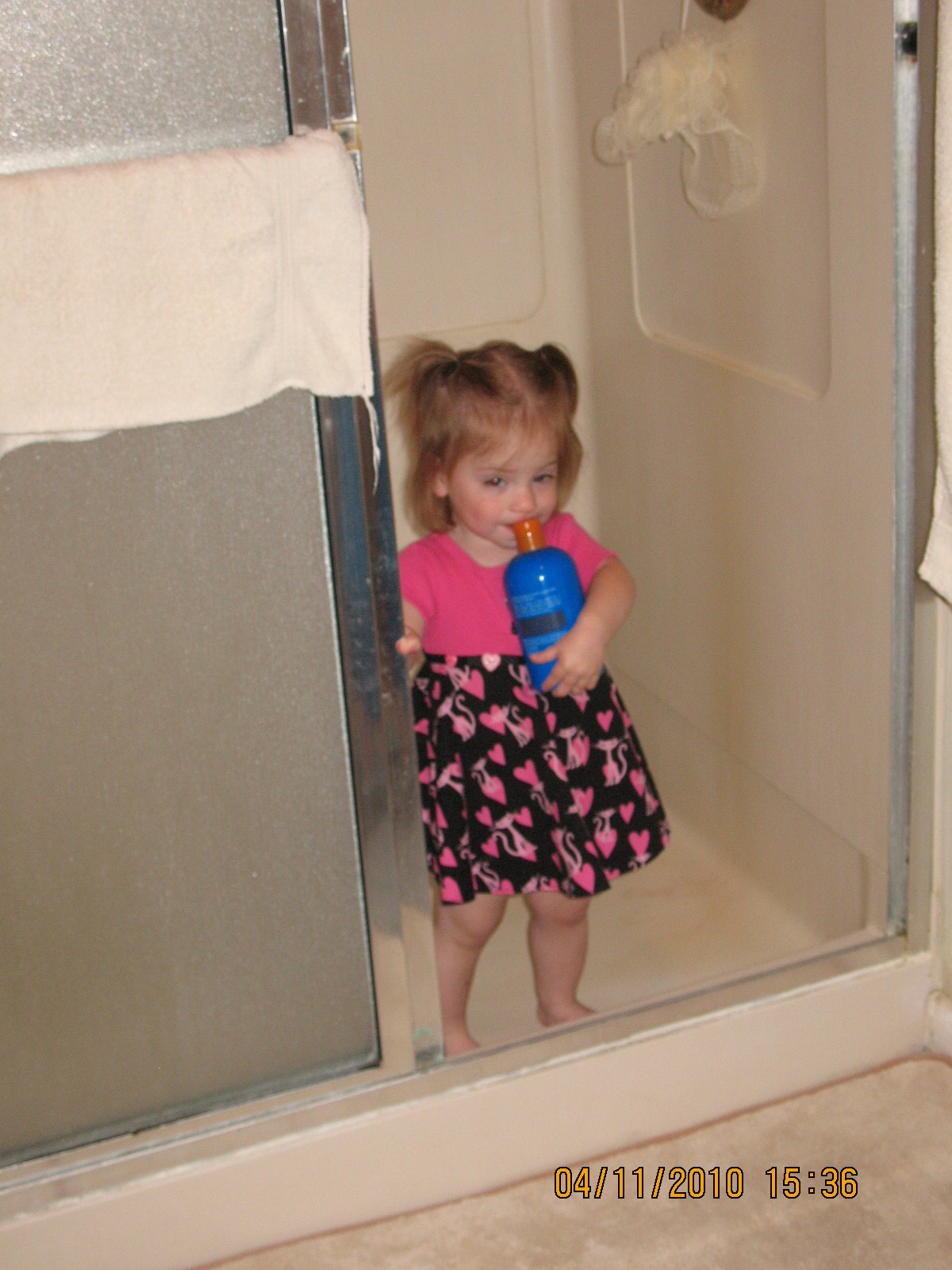 4EVER BLESSED: McLean Party of Eight: Playing in Nana's Shower