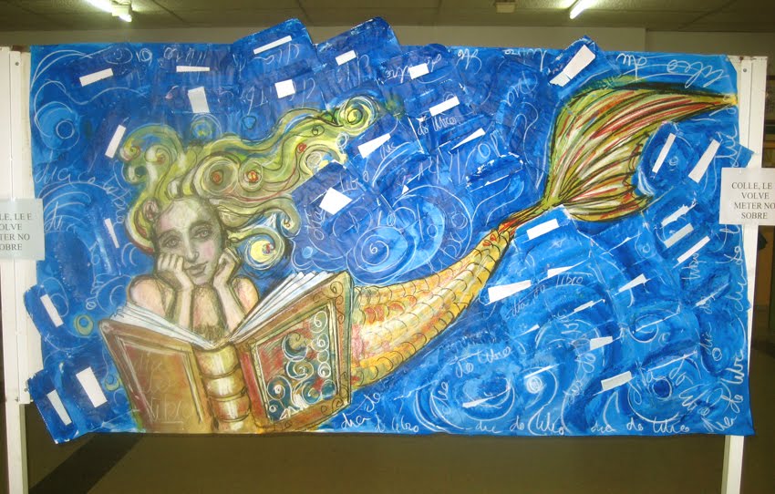 Mural para el día del libro