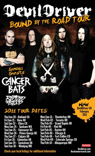 DEVILDRIVER To Tour North America With CANCER BATS, BAPTIZED IN BLOOD ...