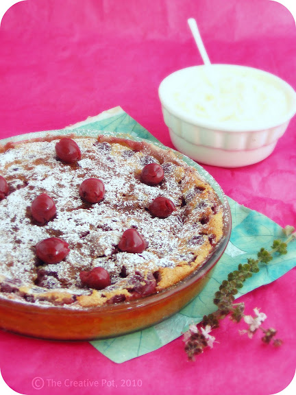 The Creative Pot: Sour Cherry & Apple Clafoutis