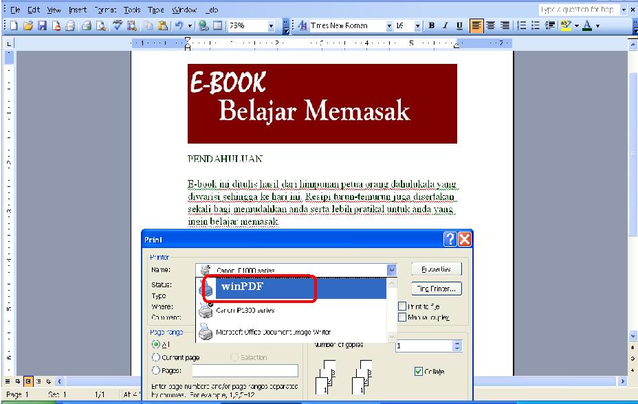 CARA MUDAH MEMBUAT FILE FORMAT PDF | Anjung Sejarah JPWPKL