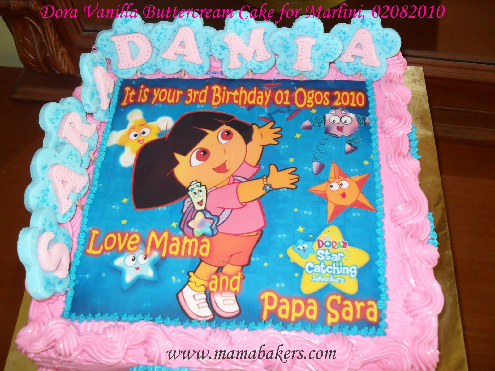 Singgah ler ke MamaBakers: Dora Cake for Sara Damia