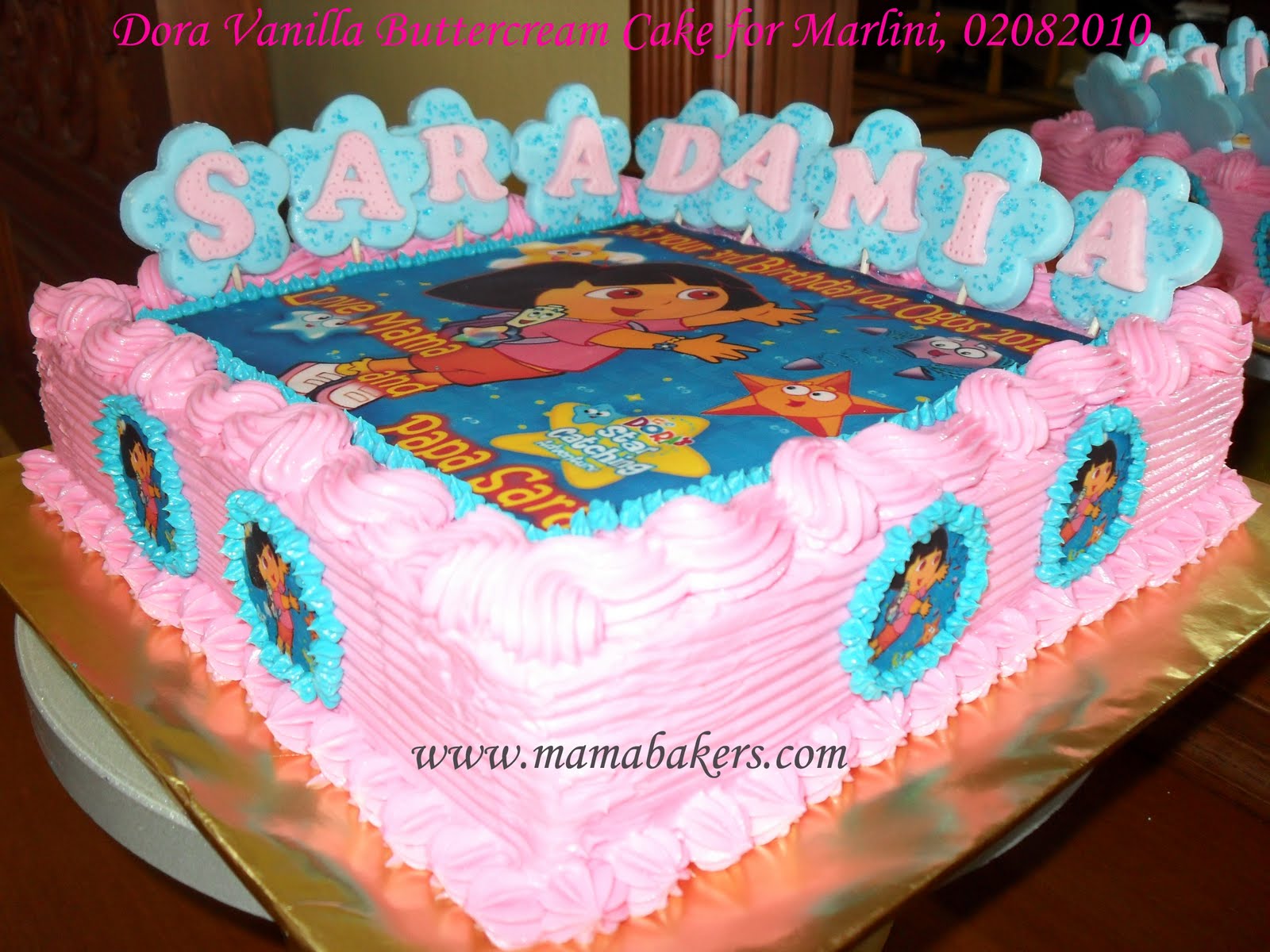 Singgah ler ke MamaBakers: Dora Cake for Sara Damia
