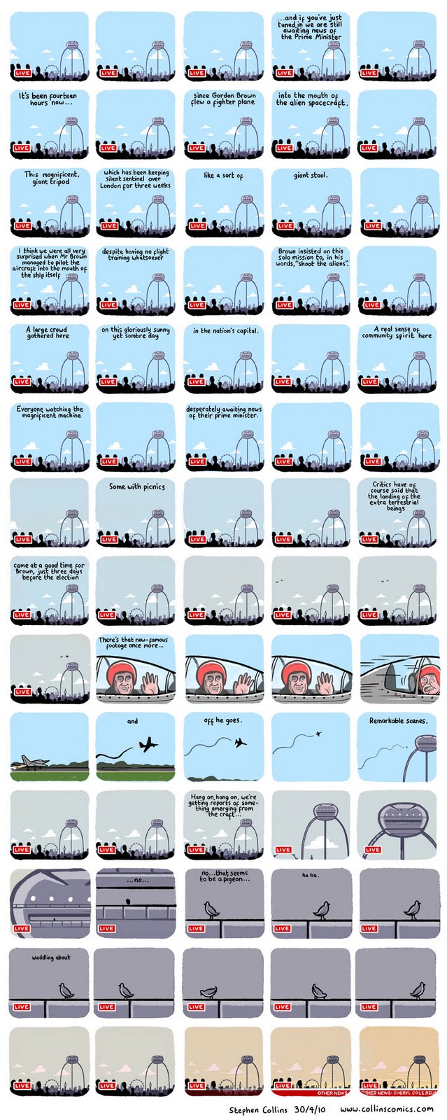 Gordon Brown vs the aliens [comic] : r/ukpolitics