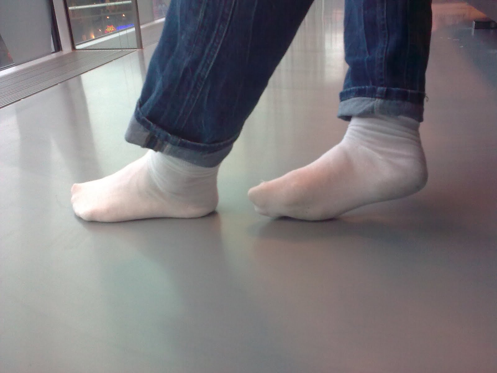 The White Socks Collection Project: white socks in the new library in ...