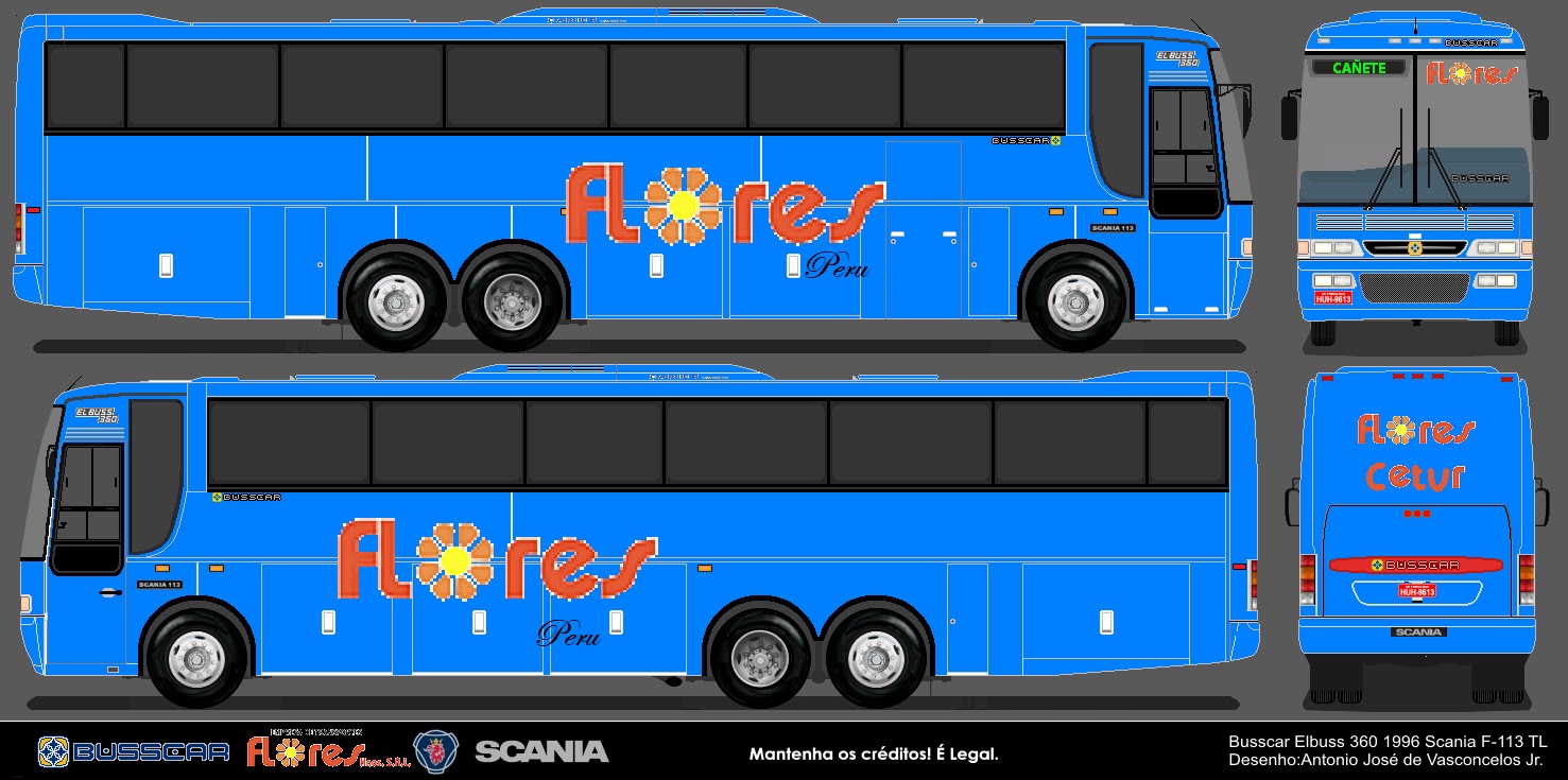 omnibus peruanos de francisco emiliano: proyecto flores hnos