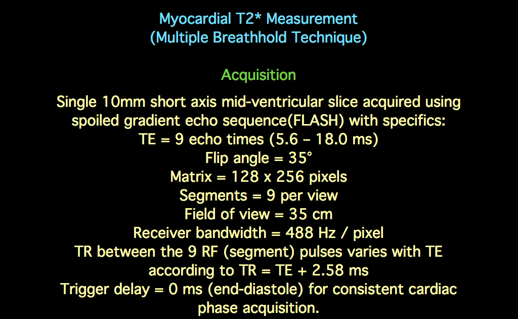 MRI BLOG: T2* Measurement of Myocardial Iron in Thalassemia (Part I)