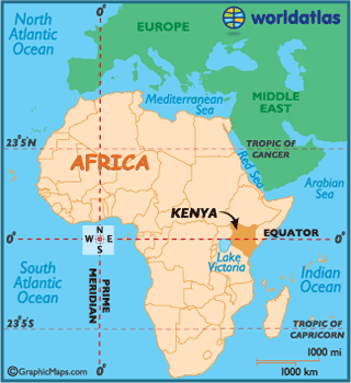 Map of Kenya | Window of Life