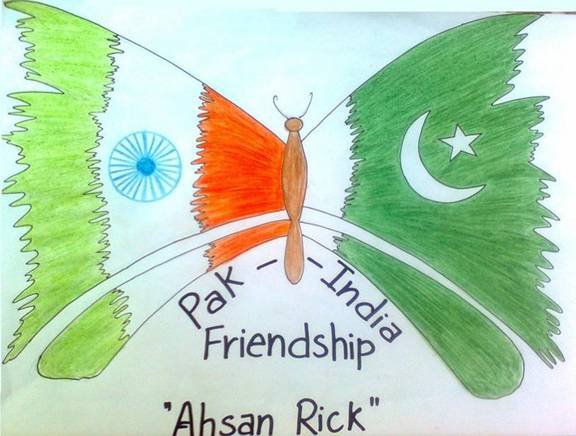 Rehman of Multan: Pakistan India Friendship poster by Ahsan Javed ...