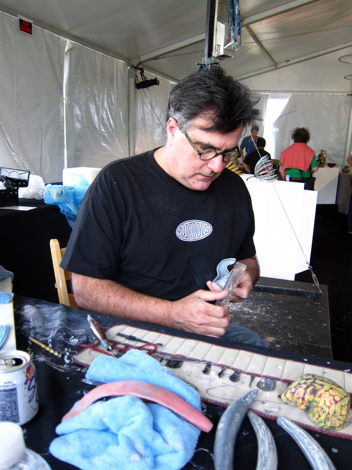 JMR POTTERY: Michael Sherrill at NCMA recently