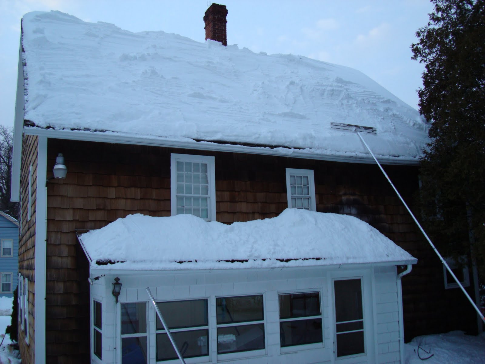 Hawkins House: Snow Screed...Or, How To Float A Big Fluffy Slab