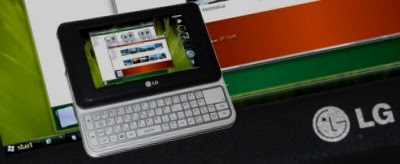 jkkmobile: First picture of LG UMPC. It's official!