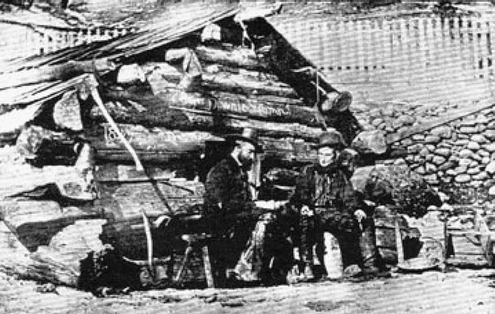 Western Bottle News: Major William Downie’s Cabin