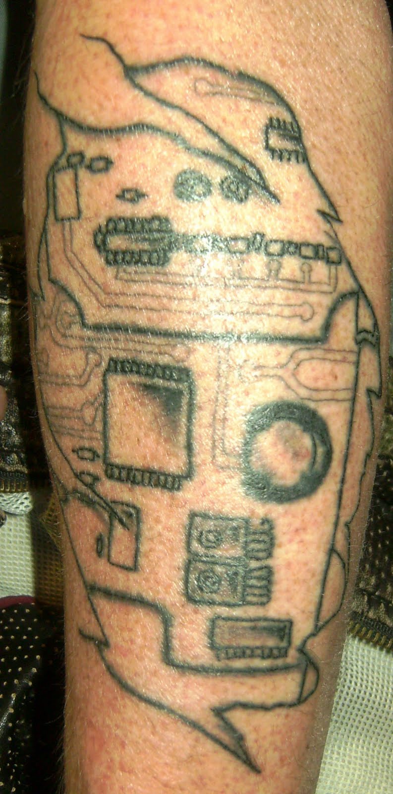Tattoosday (A Tattoo Blog): Richard's Cybernetic Tattoos