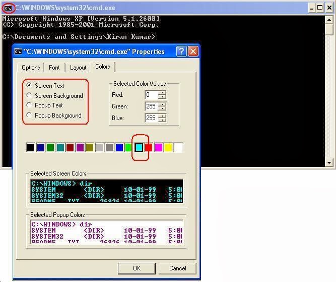 PC tips n tricks 4 "U": Personalizing Your Windows Command Prompt