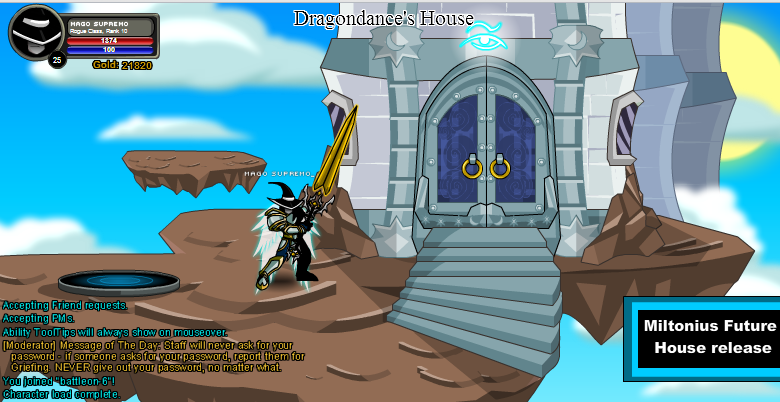 Elite Secreta Aqw: House of miltonius ? o.O