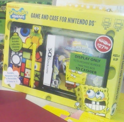 SpongeBob Is EveryWhere: SpongeBob is a Nintendo DS game