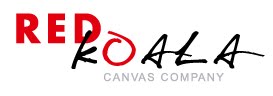 Red Koala Canvas Art
