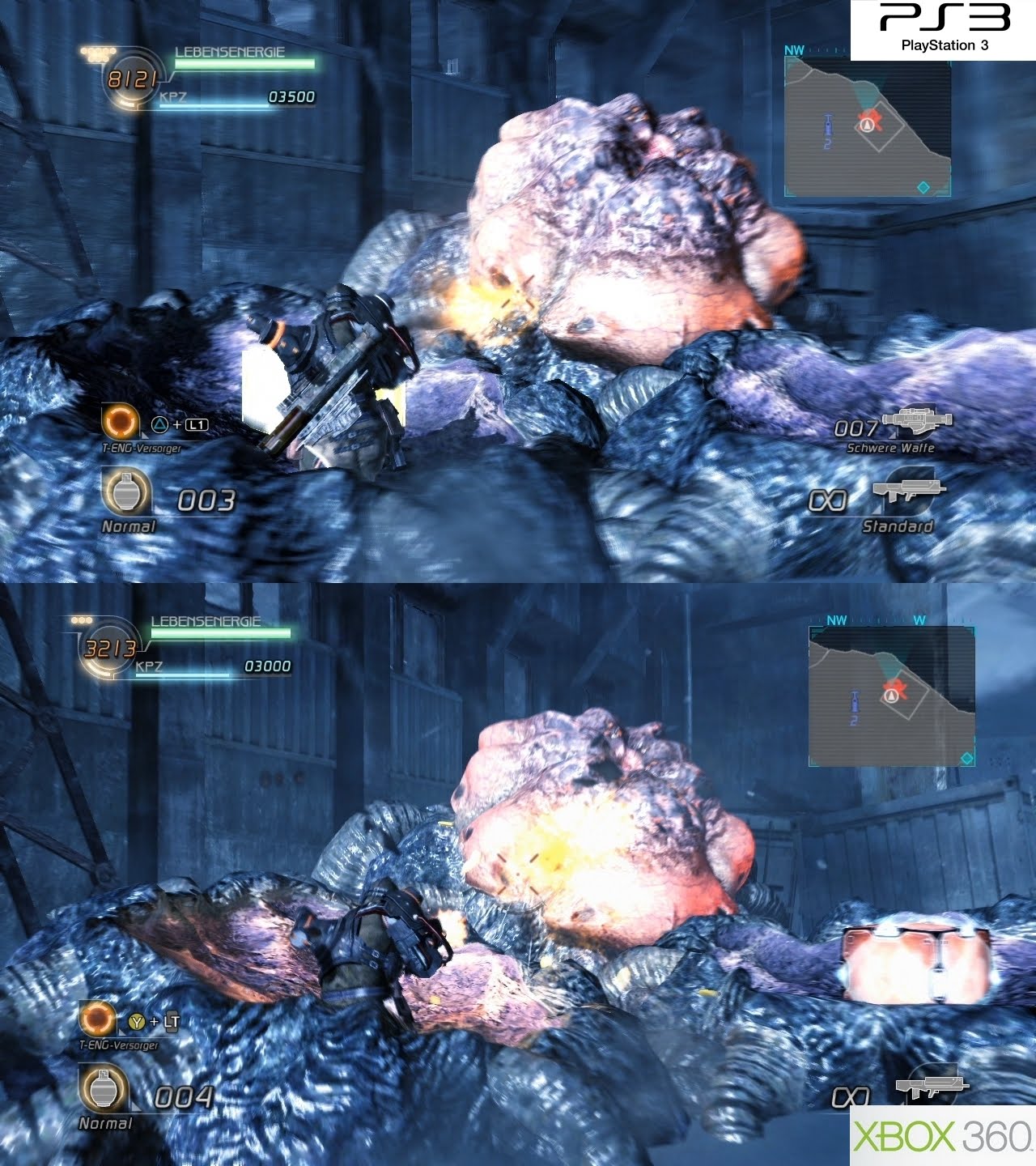 IQGamer: Tech Analysis: Lost Planet 2 (PS3 vs 360)