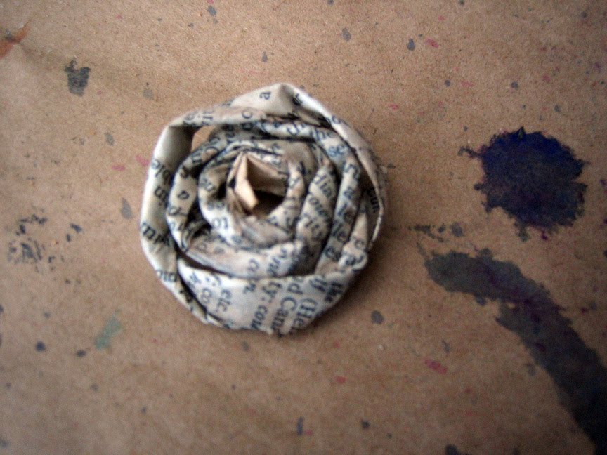 Technique Speak: Easy Twisted Paper Flowers