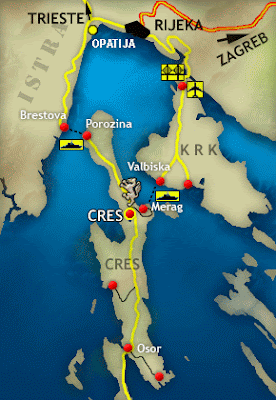 Croaziatours Blog: Come andare sull'isola di Cres ( Cherso)