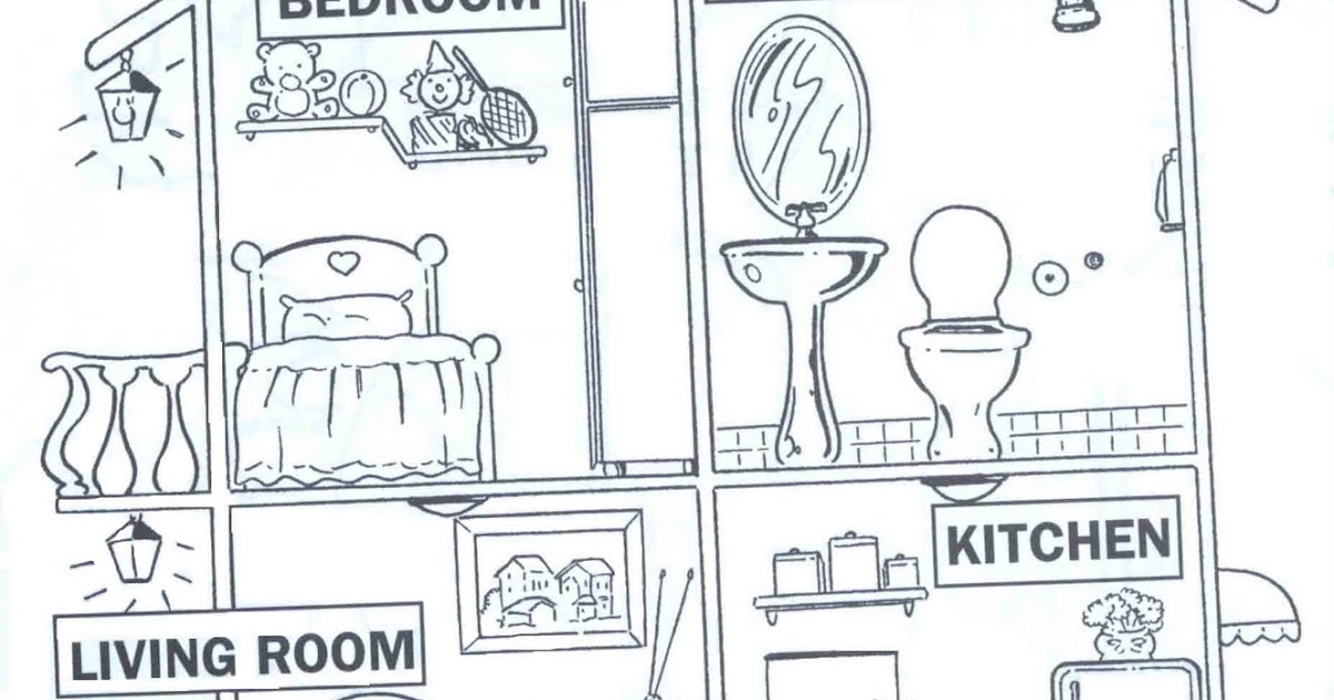 Atividades de Inglês: Parts of House