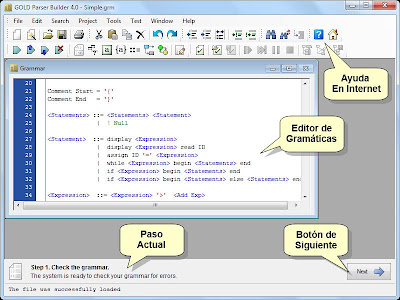 Tutoriales de Compiladores: Manual de Gold Parser