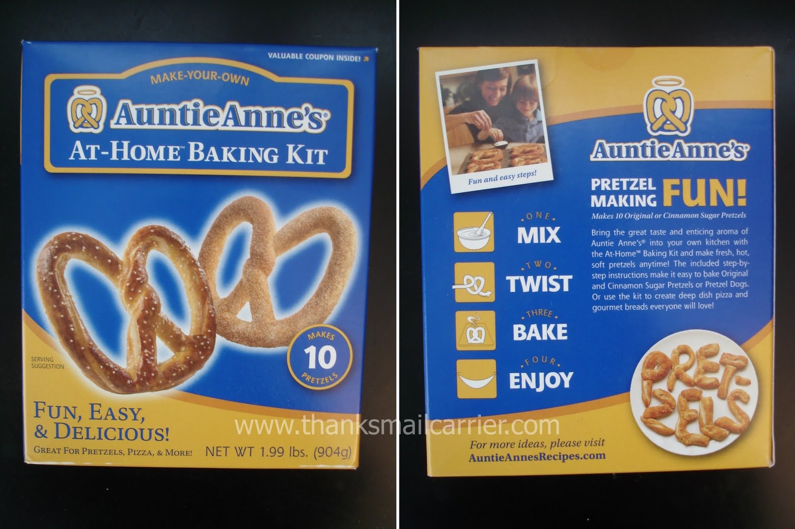 Thanks, Mail Carrier | Cinnamon Rolls with Auntie Anne's At-Home Baking ...
