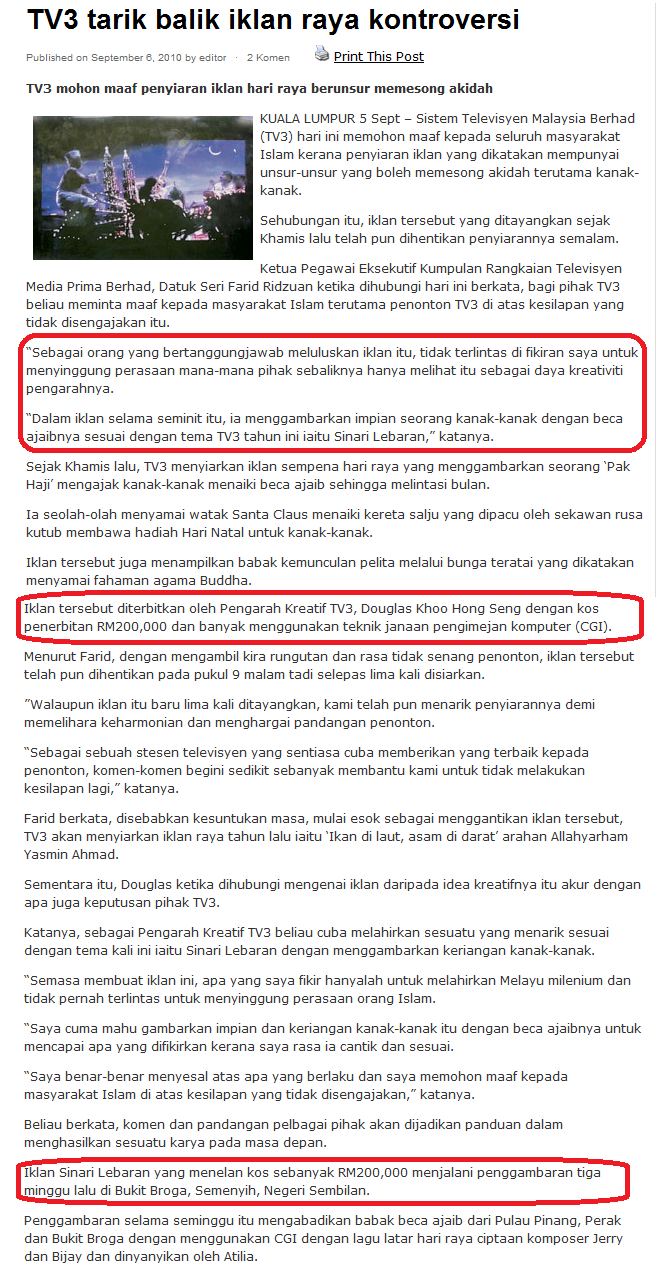 .: Akhirnya Farid Ridzuan Memohon Maaf!