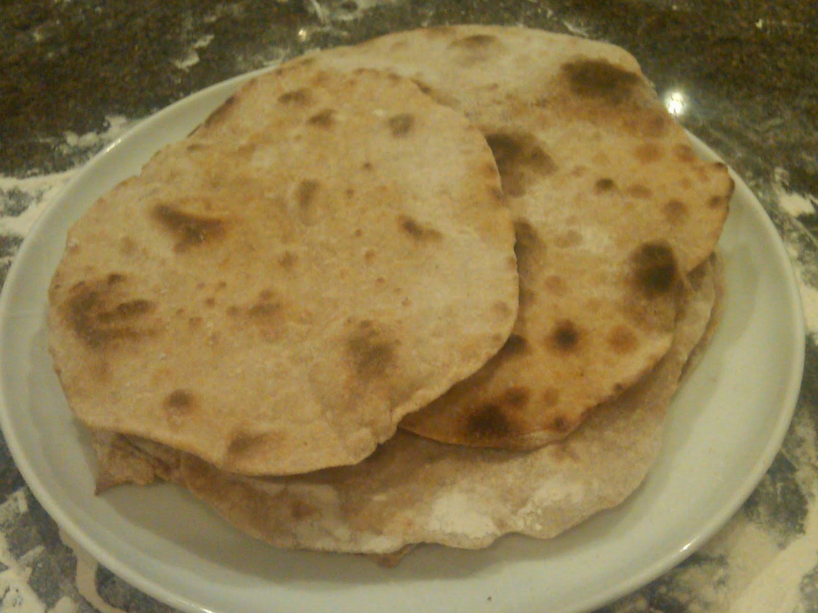 Feed a Happy Life: Lebanese Feasting: Home Made Cumin Flat Bread and ...