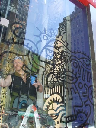 BILLY THE ARTIST AT TIMES SQUARE SWATCH