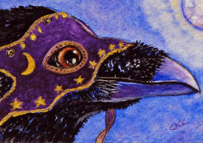 Colleen K Carrigan: Halloween 'Tweet' - Raven Magic!