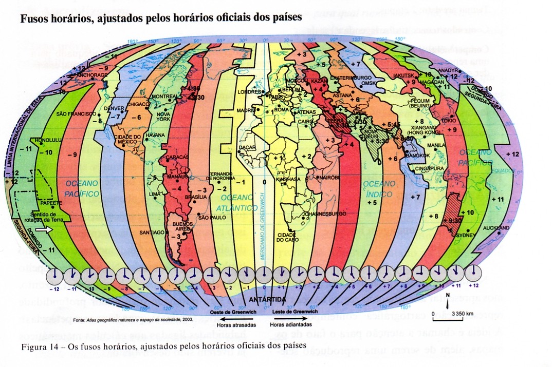 Meus Links Legais: Saiba os Fusos Horários do Mundo