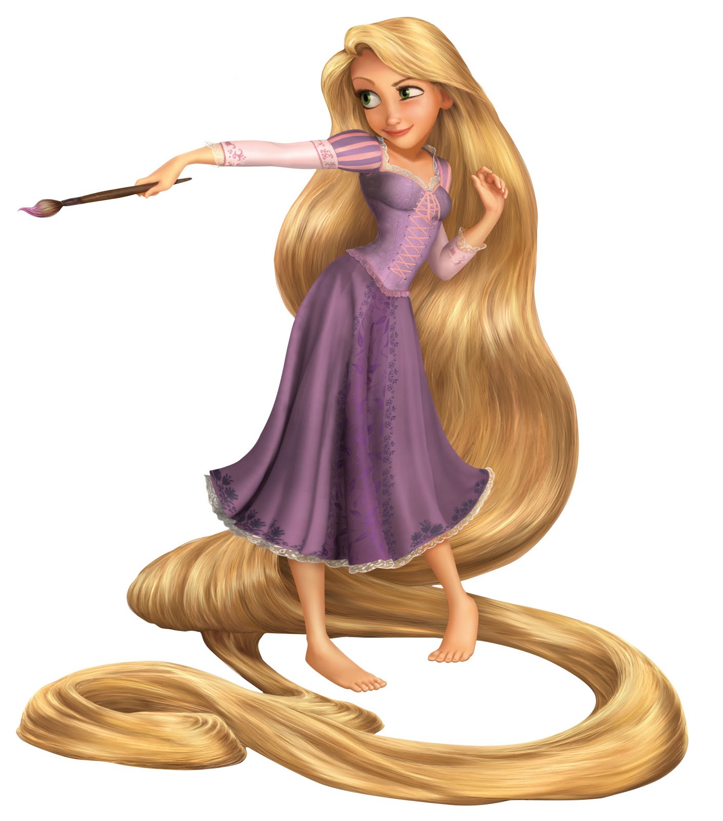The Art of Tangled • Rapunzel Painting promo art Dim.: 1409 x 1600 ...