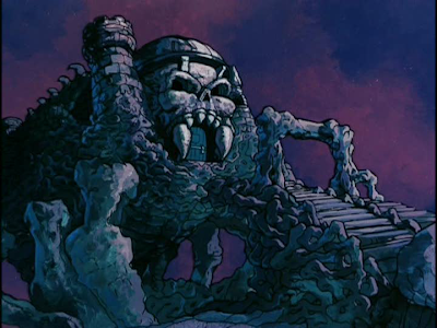 Eternian Backgrounds: Castle Grayskull - Exterior Wide Shot