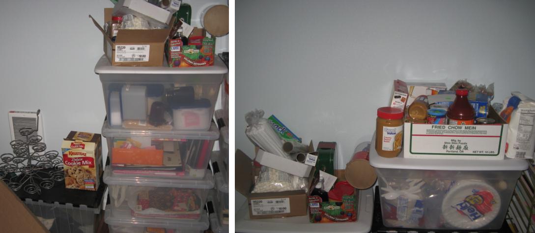 Loftee Ideas: pantry wall, unfinished day 7