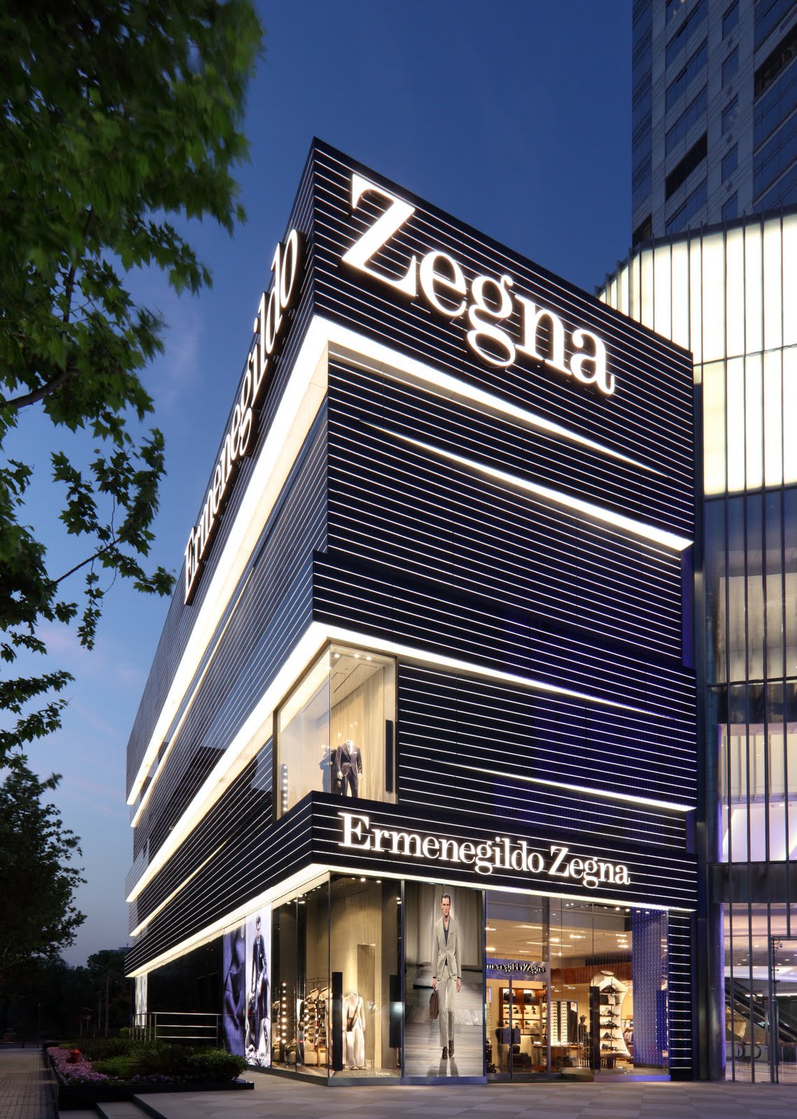 Shoppers Travelers: Ermenegildo Zegna Shanghai Global Store - Designed ...