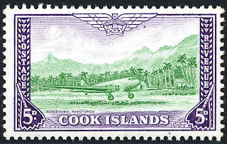 King George VI Postage Stamps: Cook Islands 1949 (1 Aug)
