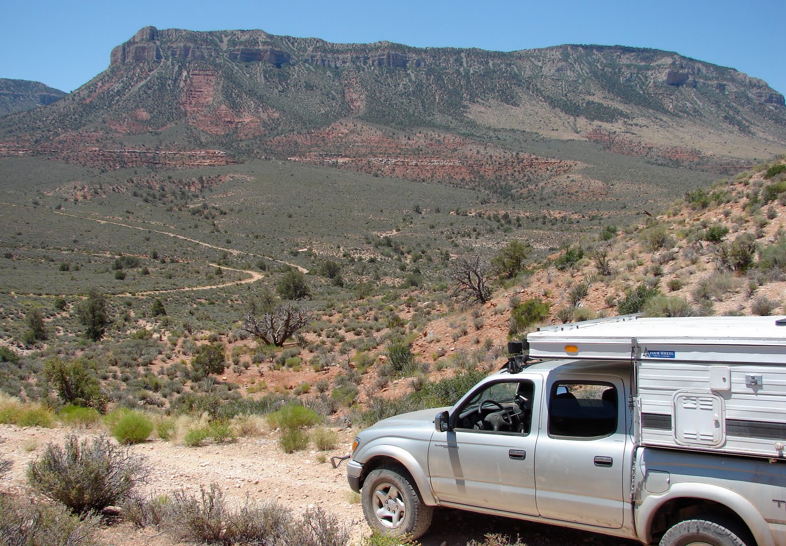 Our Four Wheel Camper: Return to the Arizona Strip Pt 3 - A Tacoma w/FWC