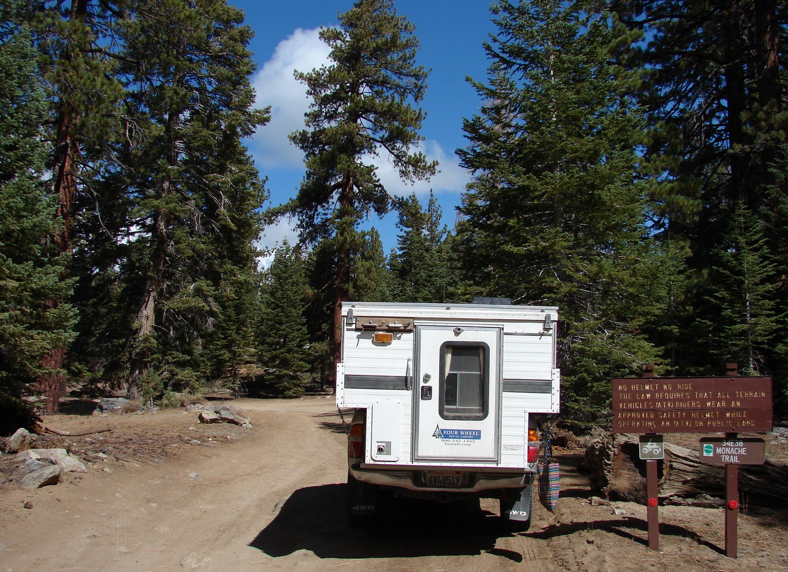 Our Four Wheel Camper: Monache Meadows - Inyo NF - "dark ominous clouds ...