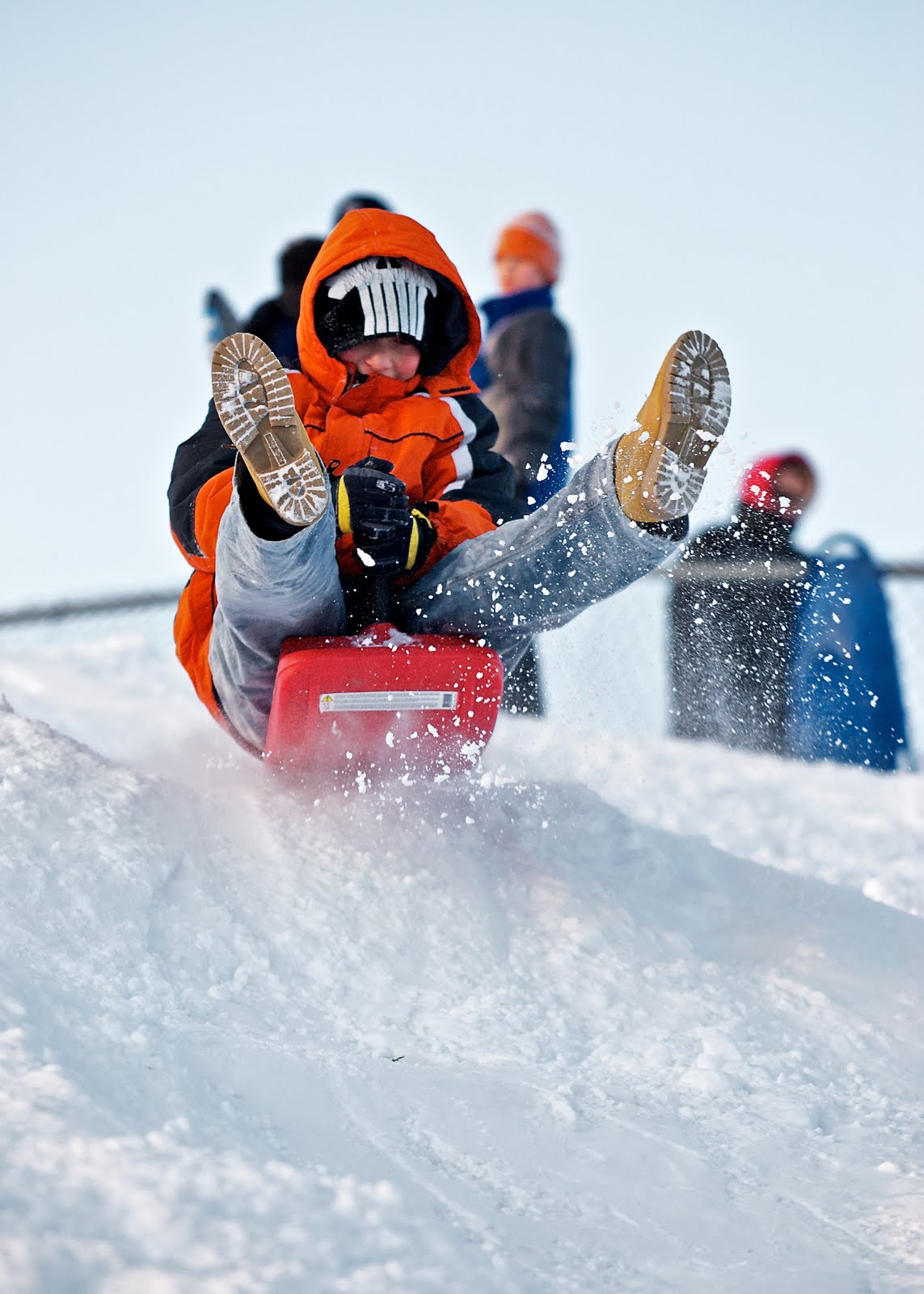 Andrew Potter Photo Blog: Winter Storm Sledding