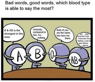 Write the Way: Funny Blood Type Personality (Part.9)