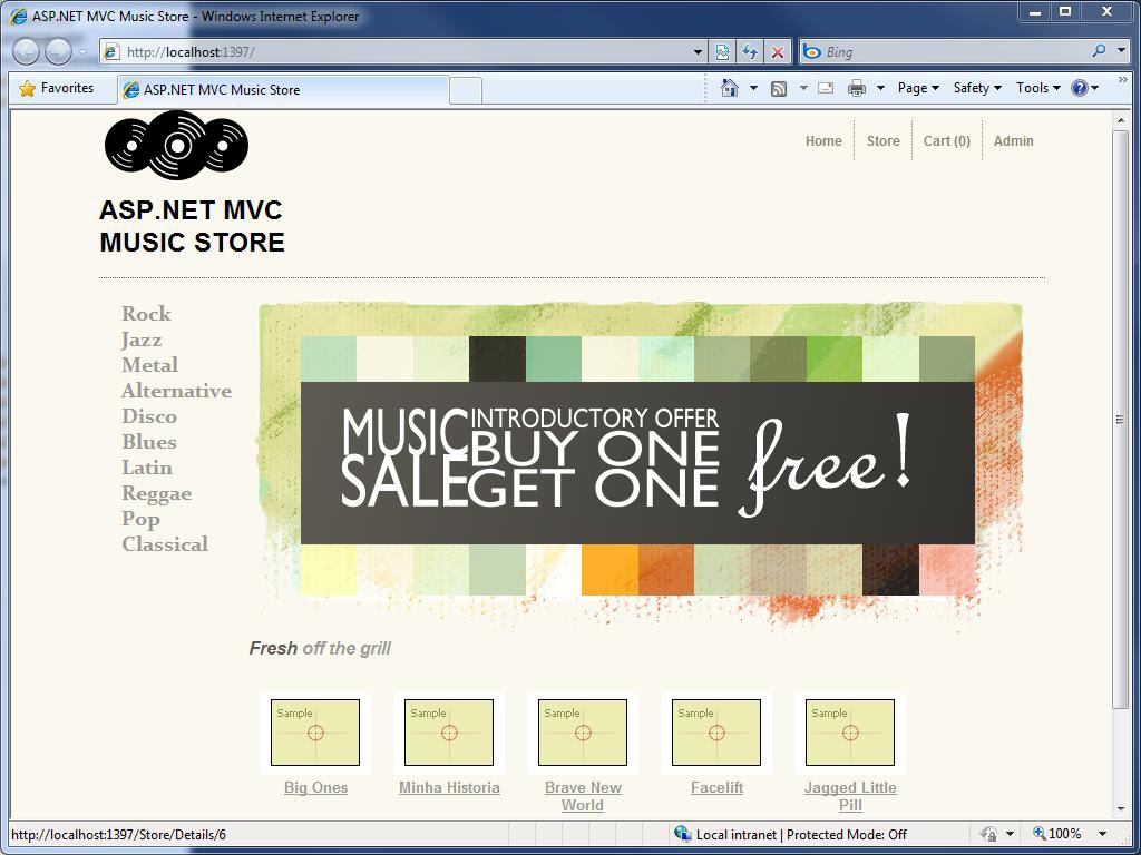 MVC Music Store - Tutorial